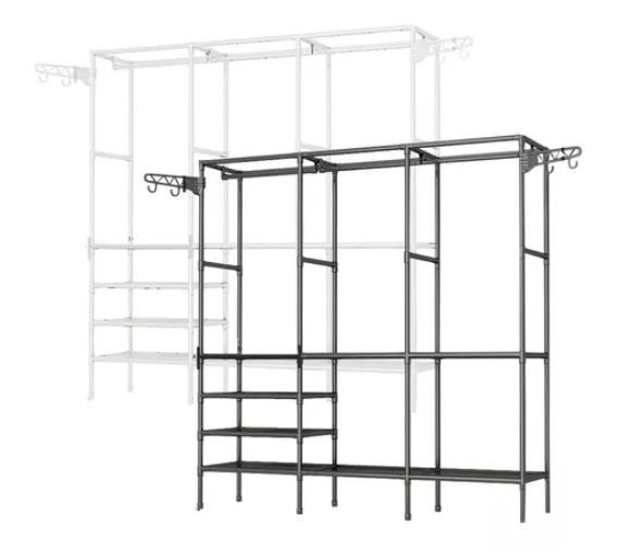 GUARDA ROUPA ARARA DE INOX – Diamante